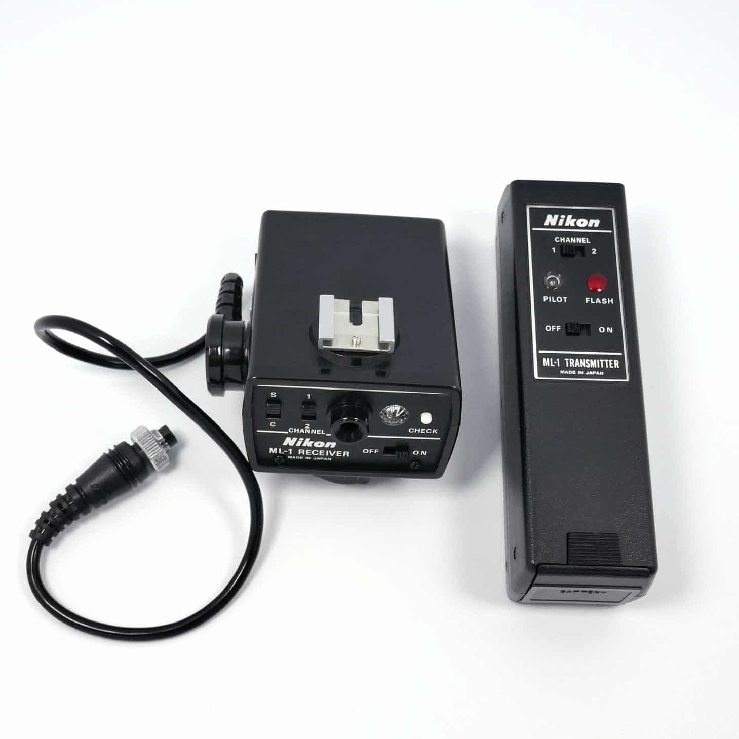 Nikon ML-1 Transmitter + Nikon ML-1 Receiver + MC-8A - Clean Cameras ...